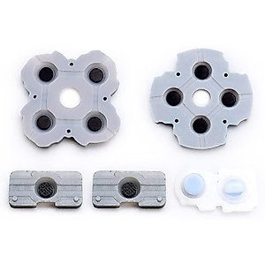 Conductive Adhesive Rubber Pad Silicone Pads Buttons Replacement for PS5 Controller Button Kit