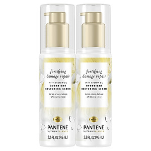 Pantene Hair Serum and Leave In Conditioner 3.2 fl oz Twin Pack