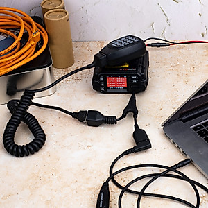 BTECH UV-25X2 (Second Gen.) Mini Mobile 25 Watt Dual Band Base, Mobile Radio: VHF, UHF Amateur (Ham)