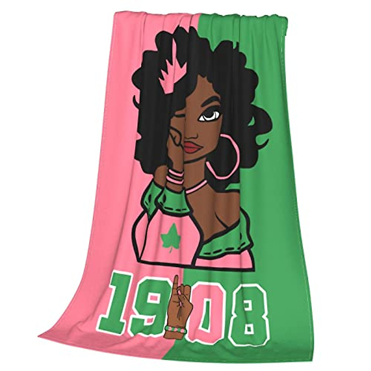 Blanket Sorority Gift Alpha Kappa Throw Blanket 50"x40" Soft Warm Cozy Throw Home Decorative Blanket Sorority Paraphernalia