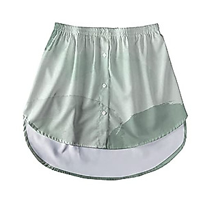 DUOWEI Women Ruched Ruffle Skirt Solid Stretch Pleated Sexy Mini Skirt Tennis Skirt for Girls W Pleated Tennis Skirts for Women Green
