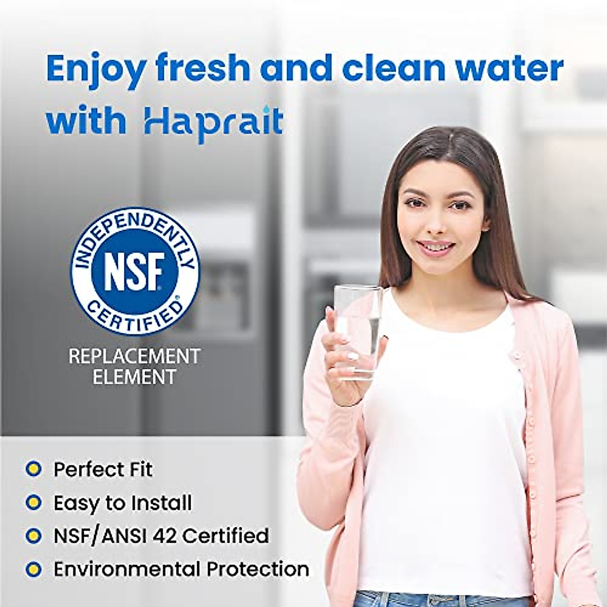 Haprait HP005 Replacement for ULTRAWF & PAULTRA Pure Air Ultra, Compatible with Pure Source Ultra, Kenmore 9999, 469999, 46-9999, 3 PCS