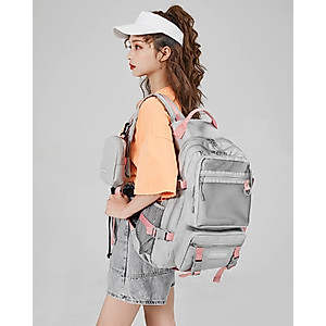 Laptop Backpacks for Women Men 16 Inch Travel Backpack School Bag College Backpack Anti Theft Bookbag for Teens Girls Student (Purple)