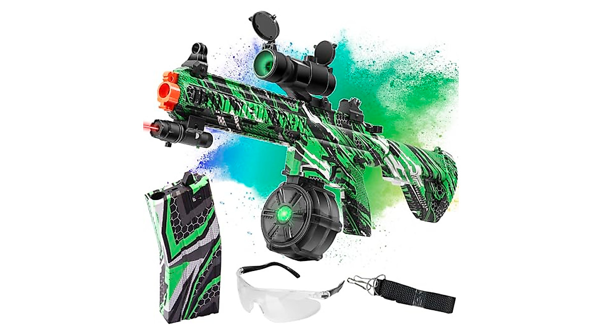 Large Gel Ball Blaster - Dual Mode Action & Fun
