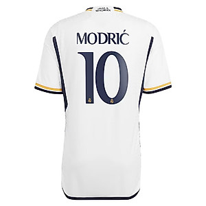 Pro Soccer Specialists Modric #10 Home Soccer Jersey 2023/24 (Small) White