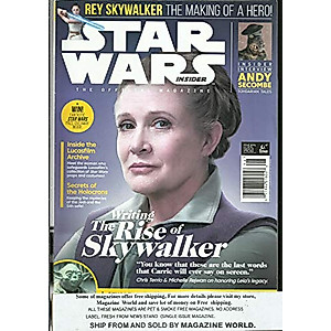 STAR WARS INSIDER MAGAZINE, WRITING THE RISE OF SKY WALKER APRIL, 2020 NO. 196