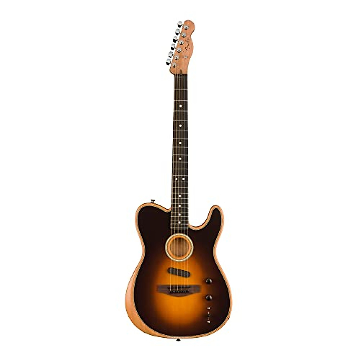 Fender Acoustasonic Player Telecaster Acoustic Electric Guitar, with 2-Year Warranty, Shadow Burst, Rosewood Fingerboard, with Gig Bag