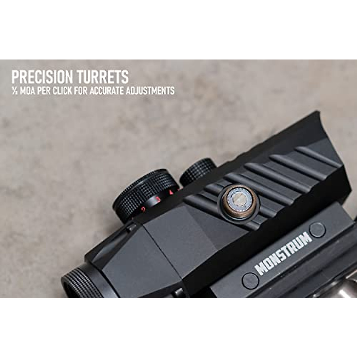 Monstrum P330-B Marksman 3X Prism Scope | Circle Dot Reticle