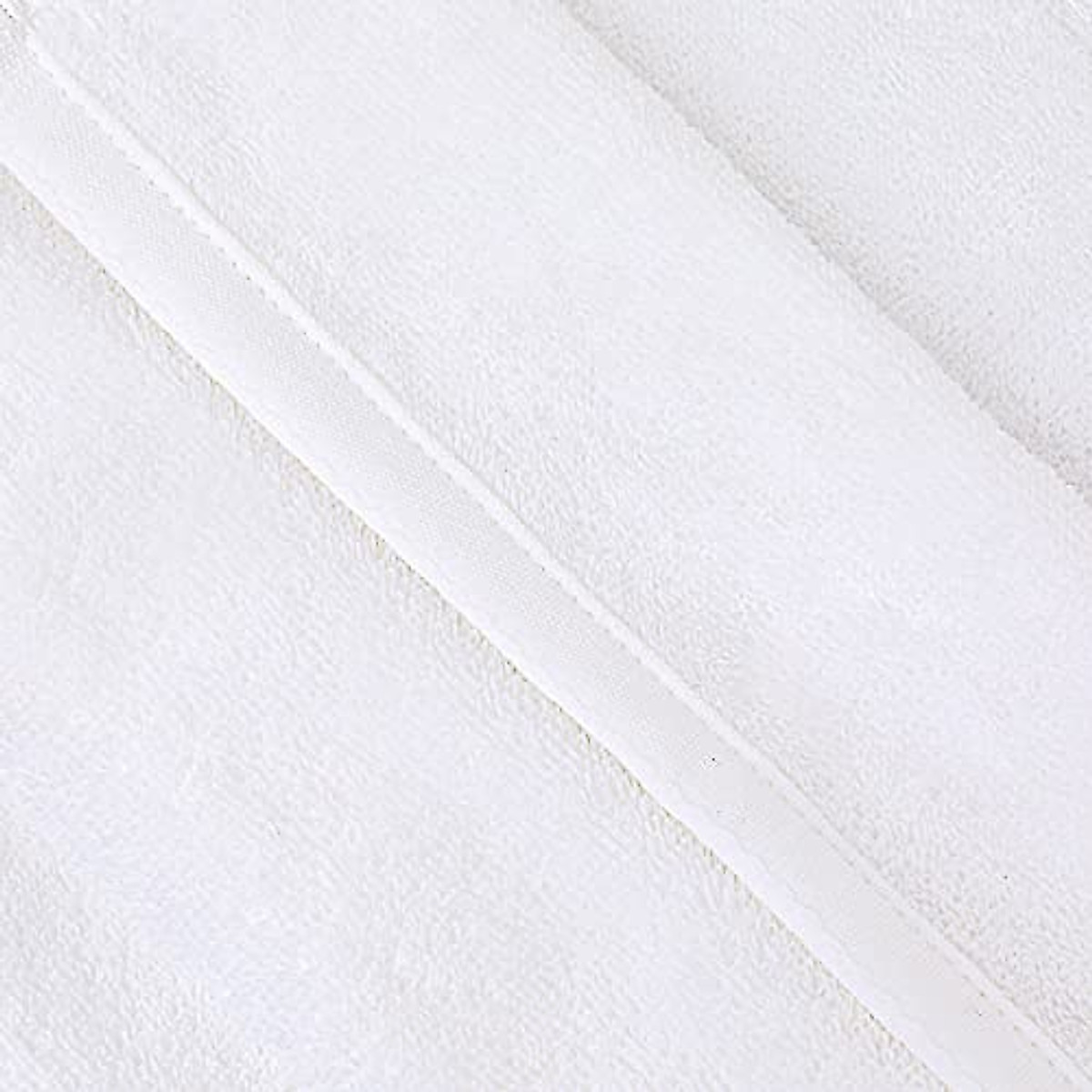 Italesse 4-Pack Hand Towels (13 x 29 inches) - 100% Cotton Hand Towels, Highly Absorbent, Odor-Free, Soft Towels for Bathrooms, Hotels, Kitchens and Spas (White)