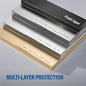 Yundoom Matte Black Bathroom Faucet,Bathroom Sink Faucet,Waterfall Bathroom Faucet,Single Hole Or 3 Hole Bathroom Faucet with 4 Inch Deck Plate,Farmhouse Rv Brass Bathroom Faucet,BF02.