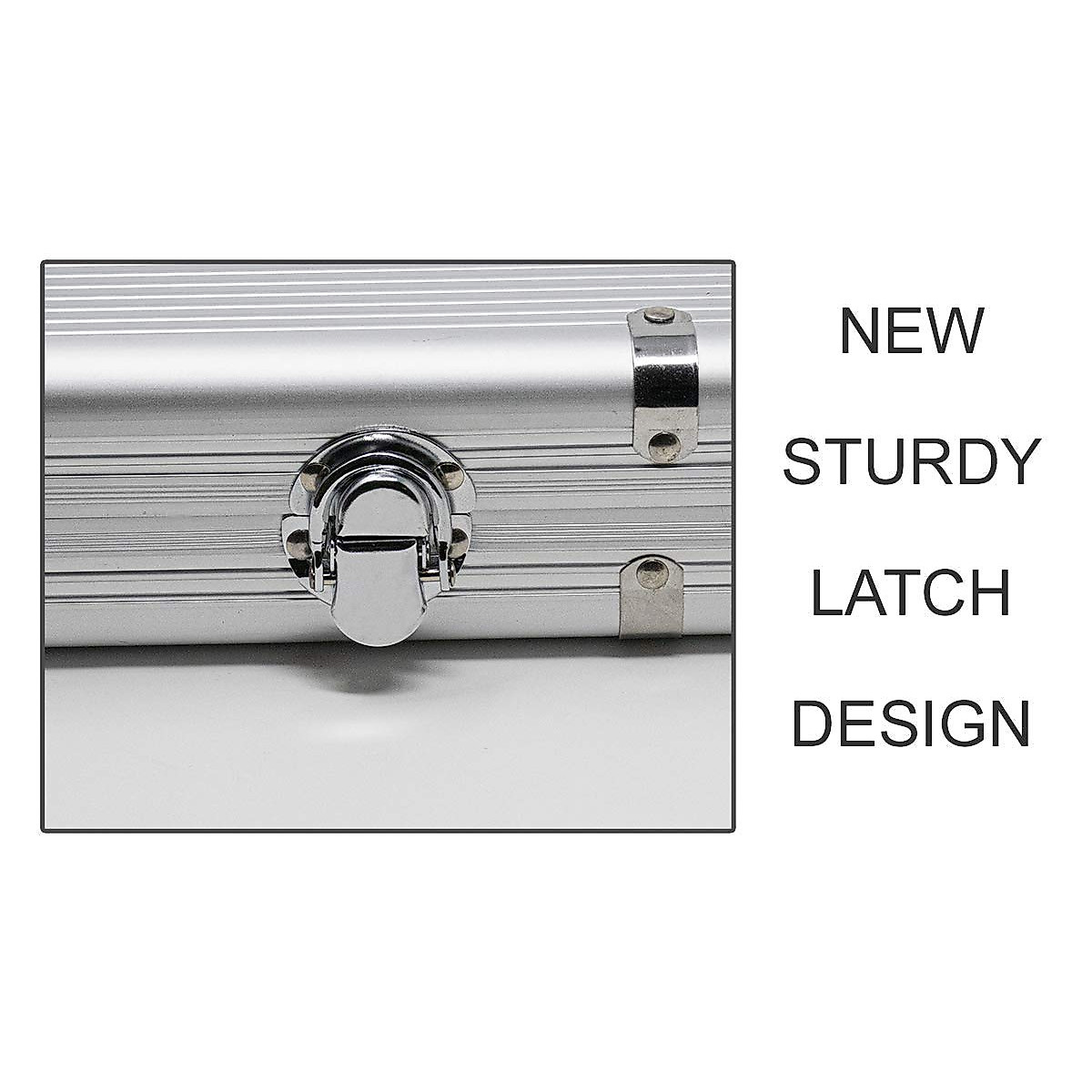 DA VINCI Monte Carlo Poker Club Set of 500 14 Gram 3 Tone Chips with Upgraded Aluminum Case, 2 Decks of Plastic Playing Cards, 2 Cut Cards, Dealer and Blind Buttons