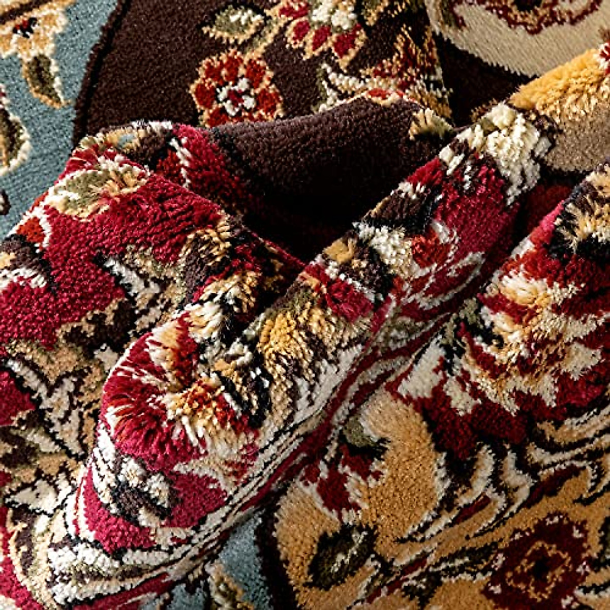 Well Woven Barclay Wentworth Panel Ivory Traditional Area Rug 5'3" X 7'3"