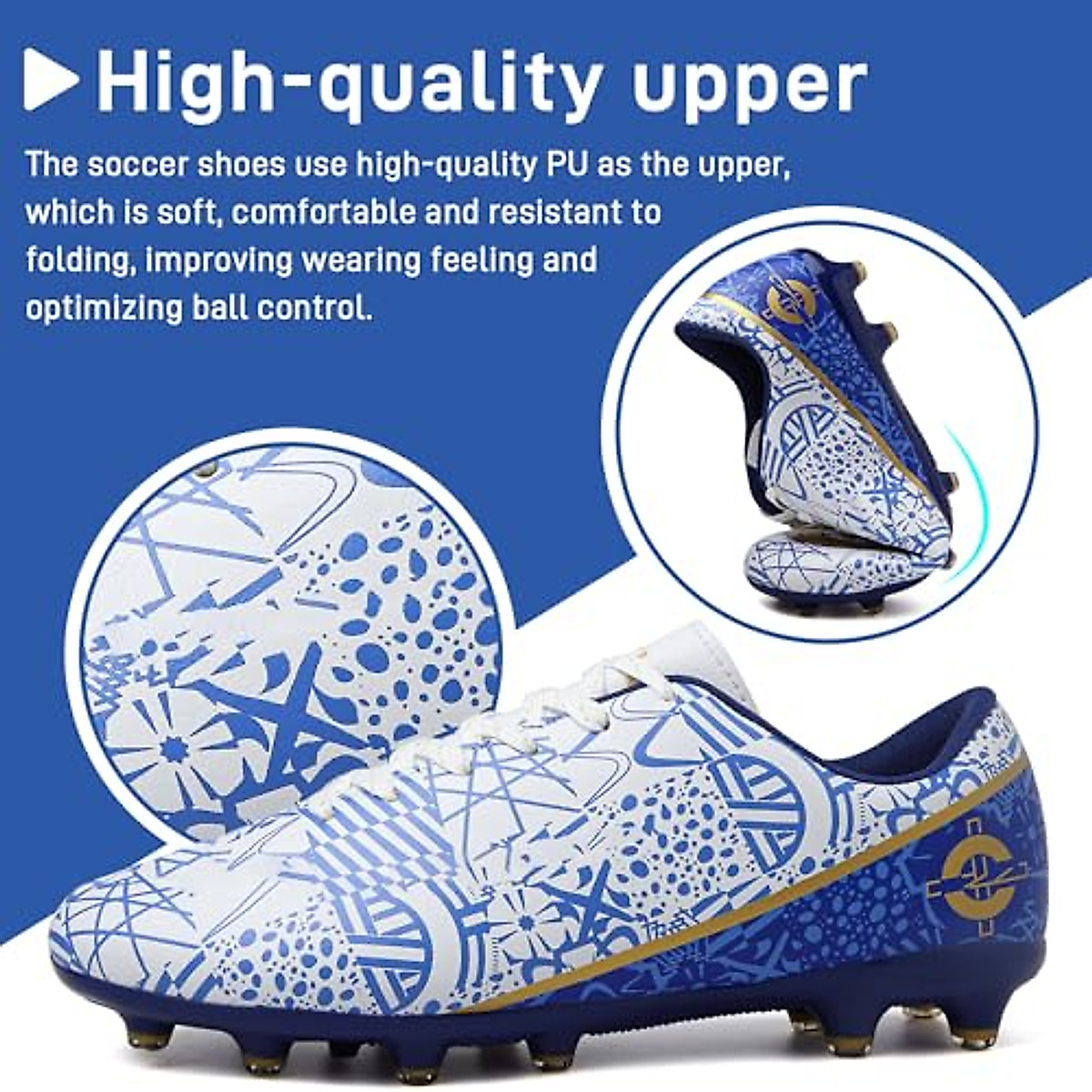 Men's Soccer Cleats - Womens & Youth, Turf & Football Shoes, Futsal Cleats, Outdoor Soccer Shoes Men's Zapatos de Futbol