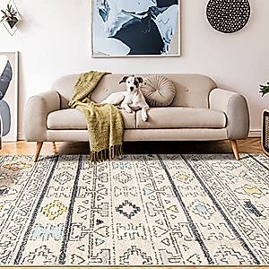 SUPERIOR Hardyn Indoor Area Rug, Charcoal, 5' x 8'