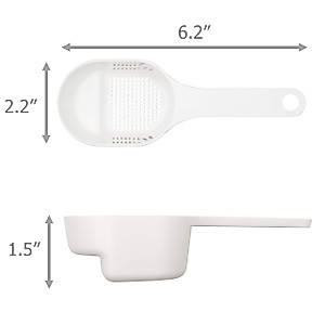 EIKS 2 Pack Flour Sifter Spoon Strainer for Powdering Sugar Spice Flour Herbs Kitchen Cooking Utensil