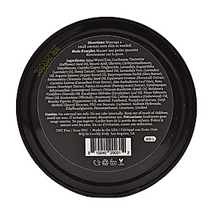 Premium Hemp Extract Daily Earthly Body Intensive Topical Cream - Great Rub for Skin, Muscles, Knees, Joints, Back, Neck and Shoulder - Organic Ingredients | 1.7 Ounces (Lavender, Pack of 1)