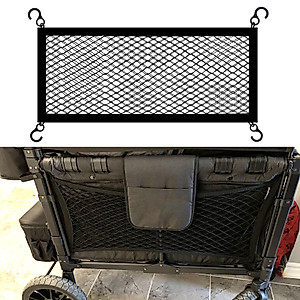 Bandelt Stroller Wagon Cargo Net Compatible with Wonderfold All W-Series Models Heavy Duty Baby Stroller Organizer Mesh Cargo Net for Extra Storage Space Large Storage Capacity