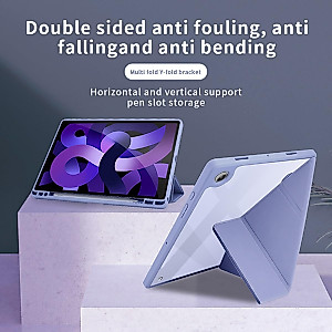 Tablet PC Case Compatible With Samsung Galaxy Tab S8 Plus/S7 Plus 12.4 Inch SM-X800/X806/SM-T970/T975 Smart Tablet Cover Case,Slim Protective Folio Shell Cover,Could Multi-Angle Viewing TPU Leather Ca