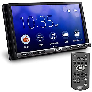 Sony XAV-AX3200 Car Stereo Safe Driver's Bundle w/ ACAM4 Backup Camera. Apple CarPlay & Android Auto 6.95" 2-DIN Head Unit, SiriusXM Ready Multimedia Receiver, Bluetooth Hands-Free Calling & Streaming