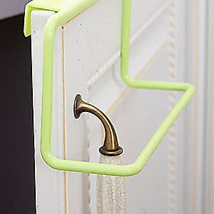 Towel Rail Towel Racks for Bath Kitchen Towel Rack Hanging Holder Organizer Bathroom Wardrobe Cabinet Cupboard Hanger Bar Hook Portable Vision