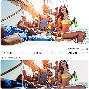 Mini Projector, ELEPHAS Portable Projector for iPhone, 7000L with Synchronize Smartphone Screen, Movie Projector with 1080P HD/200 Screen Support, Compatible with Android/iOS/TV Stick/HDMI/USB/SD