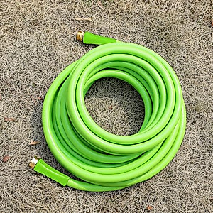 Besiter Garden Hose 100 ft x 5/8", Water Hose with Brass Fittings, All-weather, No Kink, Lightweight, Burst 600 PSI