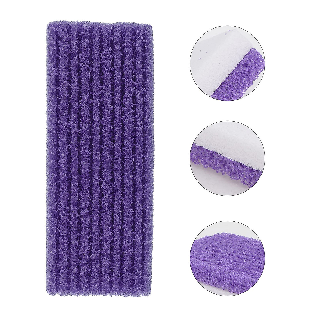 FOMIYES Foot Pumice Foot Exfoliator 4pcs Foot Callous Removers for Feet Pedicure Remover Feet Scrubber Dead Skin Dead Skin Remover for Feet Body Scrubber Treatment Pu Frosted Stone Pumice