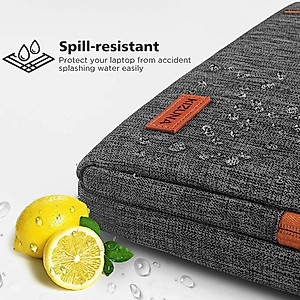 KIZUNA Laptop Case Bag 15.6 Inch Shoulder Water Resistant Handbag For 16" MacBook Pro M1 M2 M3/MacBook Air 15 M2/Lenovo IdeaPad Flex 5i/15 IdeaPad Gaming 3i/Legion Slim 5i Gen 8