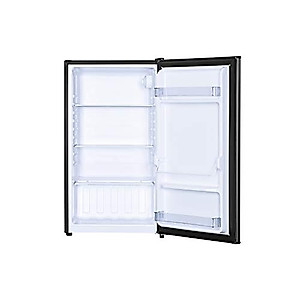 Danby DAR032B1SLM 3.2 Cu.Ft. Mini Fridge In Stainless Look - Free-Standing All Fridge For Bedroom, Living Room, Kitchen, Dorm