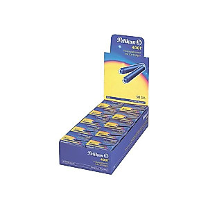 Pelikan 4001 TP/6 Ink Cartridges for Fountain Pens, Royal Blue, 0.8ml, 6 Pack (301176)