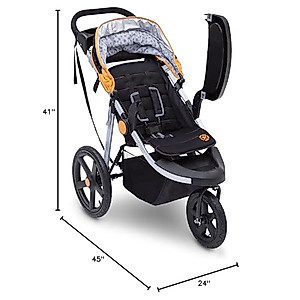 J is for Jeep Brand Adventure All-Terrain Jogging Stroller