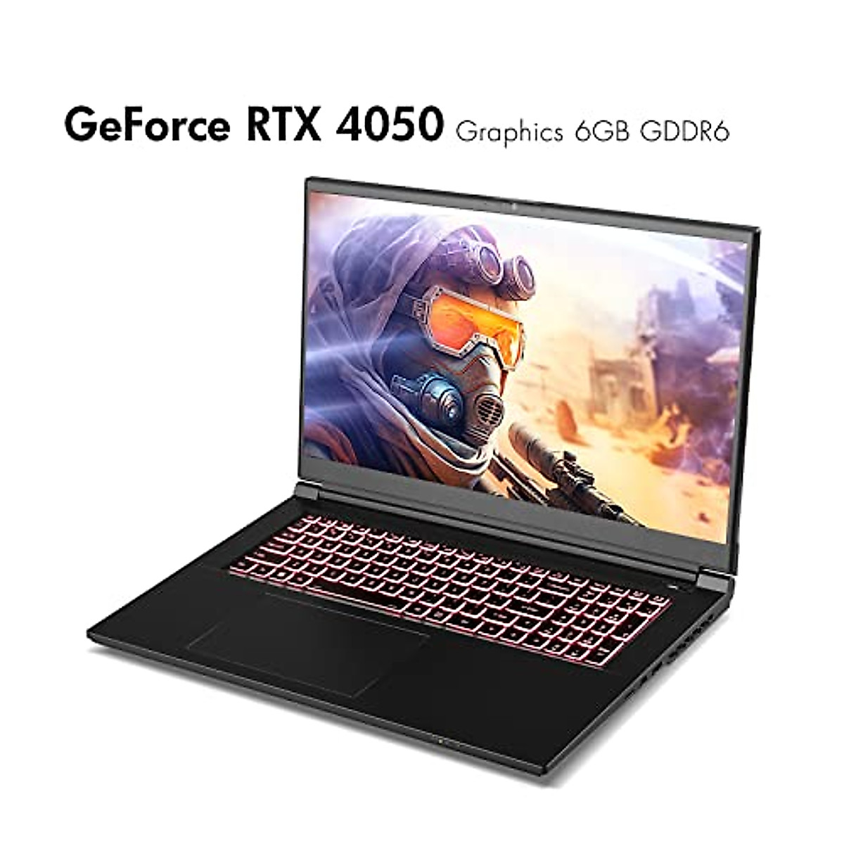 Sager 2023 NP6271C Gaming Laptop, 17.3 Inch FHD 144Hz, Intel i9-13900H, RTX 4050 6GB, 64GB RAM, 2TB Gen4 NVMe SSD, Win 11