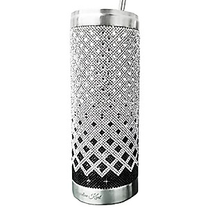 Jacqueline Kent JKT102.BK Lady Kent Collection Tumbler Black Lattice 20 Ounces