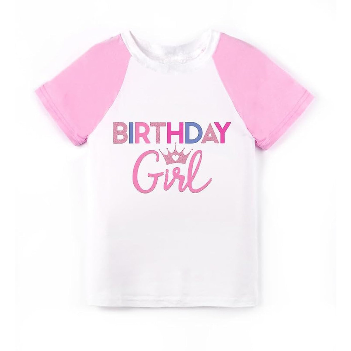 Wild and Happy Birthday Party Shirt with Princess Crown Little Girls, Size 4T