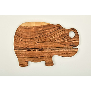 Hippo Kitchen Cutting Board - Juice Grooves with Easy-Grip Handles, Non-Porous, Dishwasher Safe