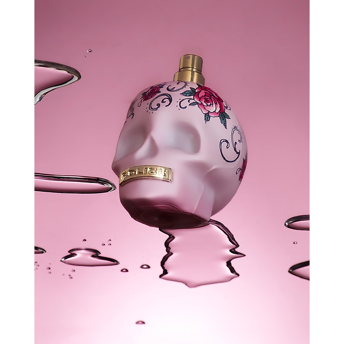 POLICE To Be Tattooart For Woman - Fragrance For Women - Floral Fruity Gourmand Scent - Creamy Sandalwood And A Powdery-Sweet Marshmallow Accord - Eye-Catching Skull Bottle - 4.2 Oz EDP Spray