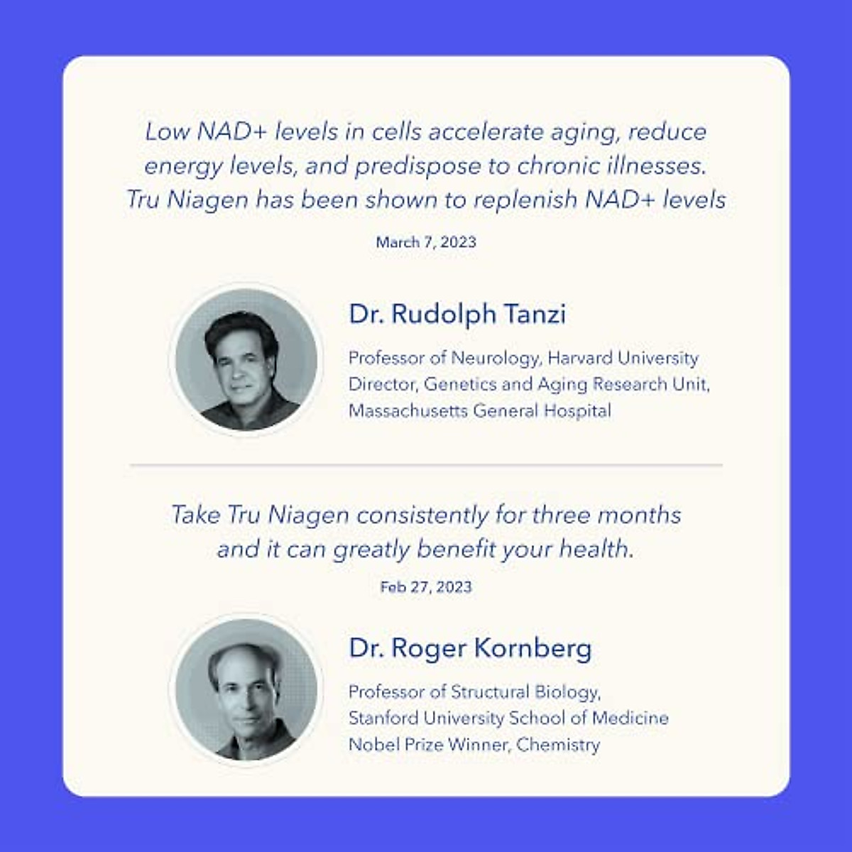 TRU NIAGEN - Patented Nicotinamide Riboside NAD+ Supplement. NR Supports Cellular Energy Metabolism & Repair, Vitality, Healthy Aging of Heart, Brain & Muscle - 60 Servings / 120 Capsules