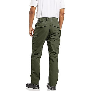 MAGCOMSEN Mens Cargo Pants Tactical Pants with Pockets Quick Dry Fishing Pants Lightweight Breathable Pants Mountain Pant for Men Green