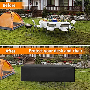 Emuardoe Patio Furniture Covers Waterproof 106''Lx70''Wx35''H Outdoor Couch Cover Outdoor Furniture Cover Oxford Fabric with Storage Bag