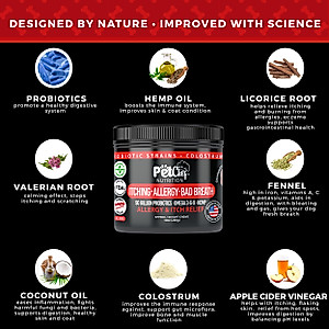 Pet Chef Allergy Defender - Natural Dog Allergy Relief Chews - Effective Medicine for All Dog Allergies, Environment & Household Irritant Prevention - Safe & Strong Dog Allergy Supplements for Dogs