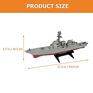 Zerodeko Kids Toys Kids Toys Kids Toys 1PC Toy Model, Plastic Model Toys, Static Finished Warship Destroyer Toys Boy Toys Boy Toys Boy Toys