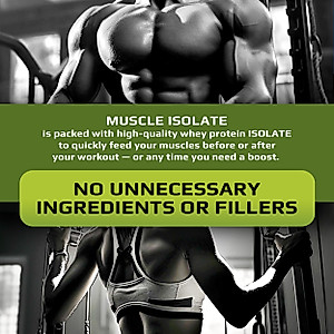 MUSCLE FOOD LABS MFL 100% Isolate Protein l 30g of Protein l 12g Amino Acids l Keto Friendly l Low Carbs l 5 lbs. (Vanilla Bean)