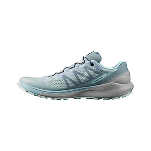 Salomon Sense Ride 4 Gore-TEX Invisible FIT Trail Running Shoes for Women, Slate/Monument/Pastel Turquoise, 9