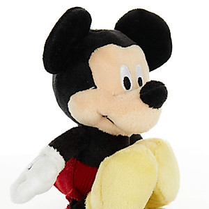 Disney Baby Mickey Mouse Stuffed Animal Plush Toy Mini Jingler, 6.5 inches