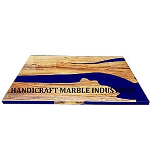 Epoxy Table Live Edge Wooden Table Epoxy Resin River Table Natural Wood Dining table Natural Epoxy Table Resin Table