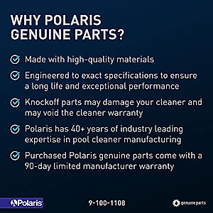Polaris Genuine Parts 9-100-1108 Ball Bearing Replacement Compatible with Polaris Models 360, 380, 3900 SPORT, TR35P, TR36P