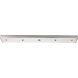 Progress Lighting P8404-09 Traditional/Casual Canopy Accessory, Brushed Nickel