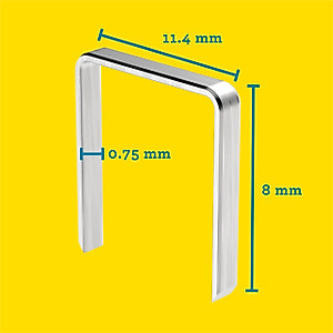 Rapid High Performance Staples, No.53, Leg Length 8 mm, 40109503-1080 Pieces