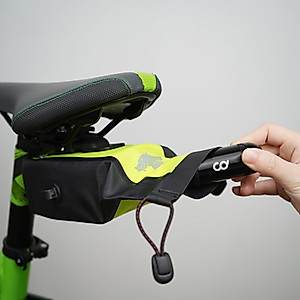 CyclingDeal Tubeless MTB Bike Tire Repair Kit - Bicycle Mountain Tire Plug Kit - Flat Tire Tackle Repair Patch Kits - Aluminium Full CNC Finish with 5 Strands