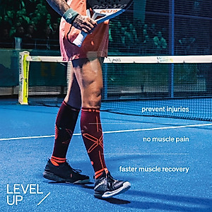 STOX Energy Socks - Sports Socks for Women - Premium Compression Socks - Prevent Injuries & Muscle Pain - Faster Recovery